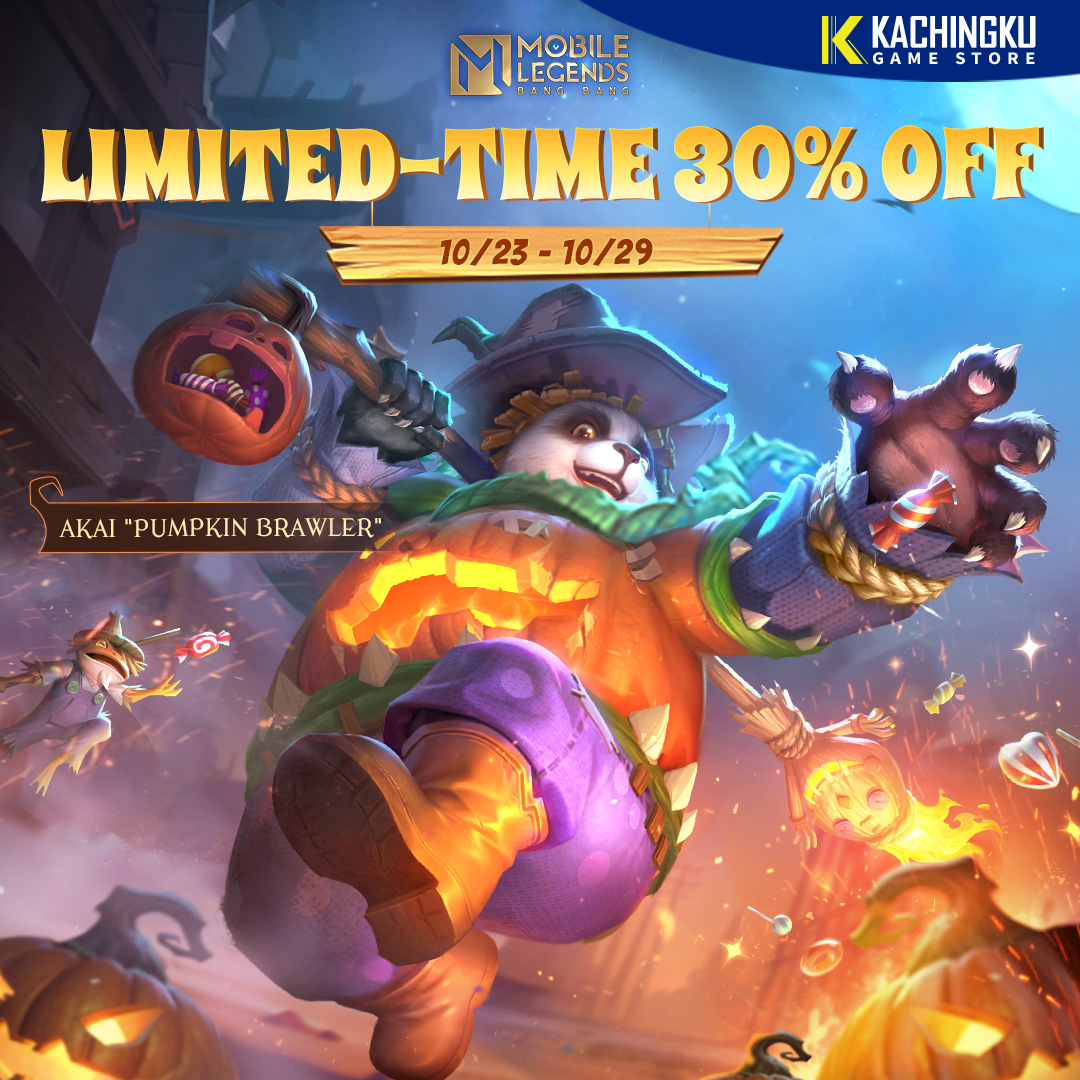 Halloween series skins AKAI Pumpkin Brawler | Mobile Legends: Bang Bang ...