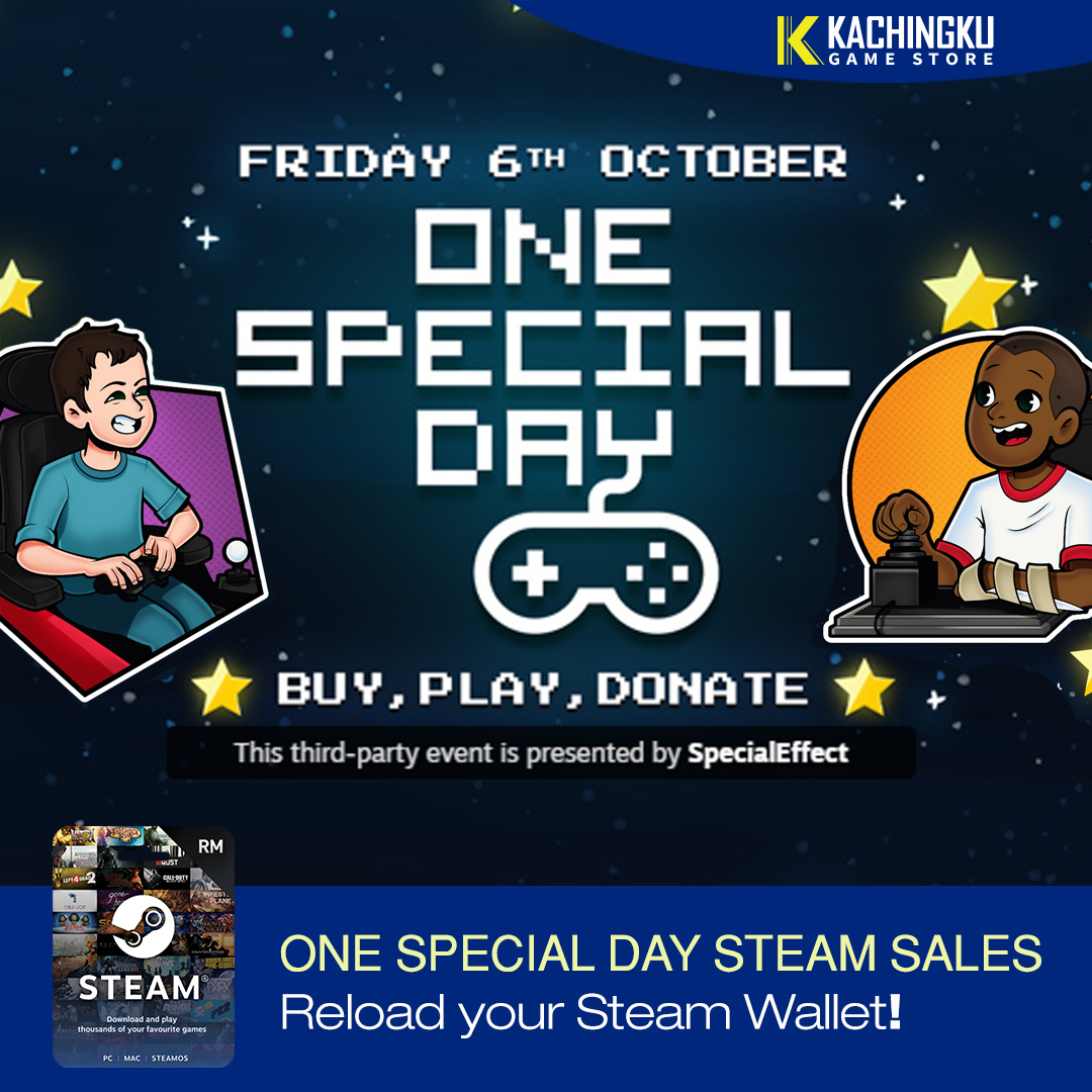 Steam Sales: One Special Day 2023 Buy. Play. Donate. - kachingku.com