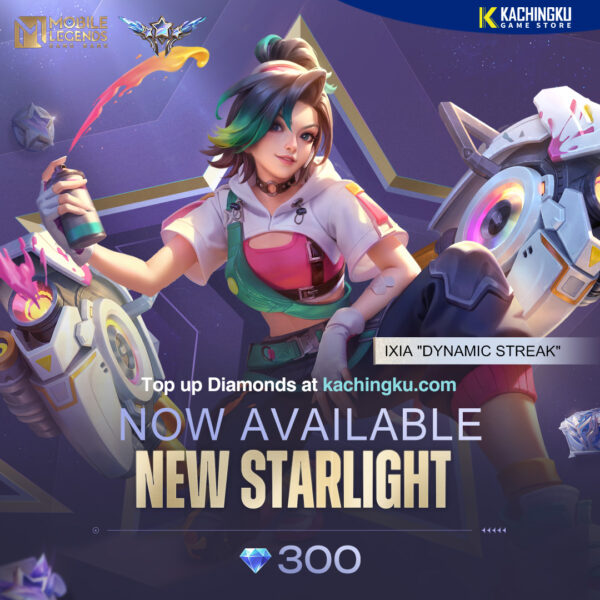 MLBB StarLight Skin Ixia “Dynamic Streak” - kachingku.com