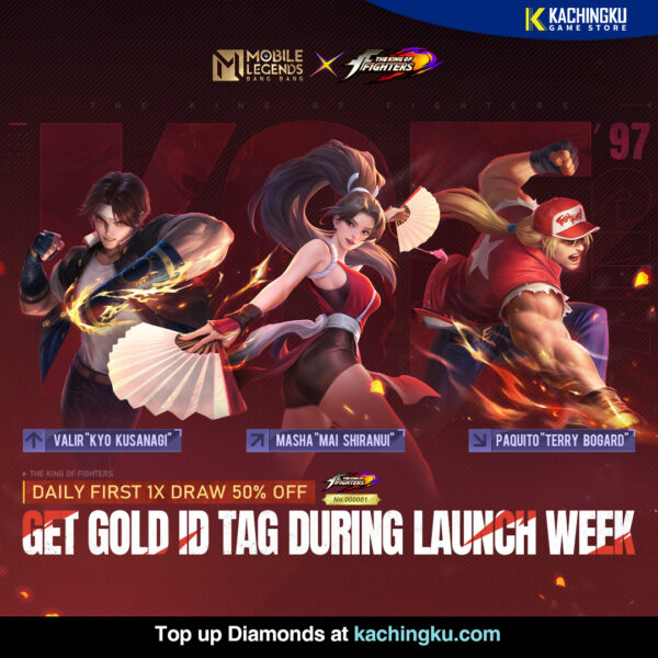 Collab Skins MLBB x THE KING OF FIGHTERS ’97 - kachingku.com