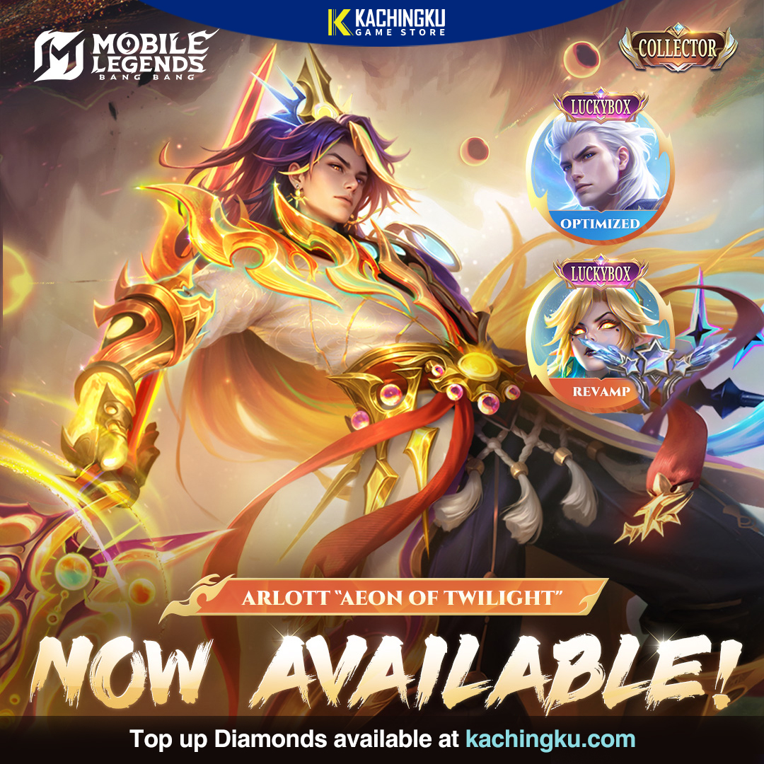 MLBB New Collector Skin, Arlott “Aeon of Twilight”